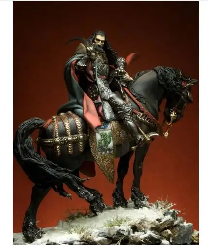 1/24 75mm Ancient Knight With Horse 75mm Resin Figure Model Kits ...