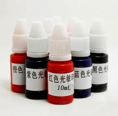 Customized Photosensitive stamp ink 10ml refilling|photosensitive stamp ...