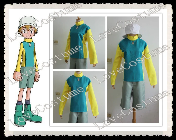 Digimon Adventure T.k. Takaishi Takeru Takaishi Cosplay Costume Tailor ...