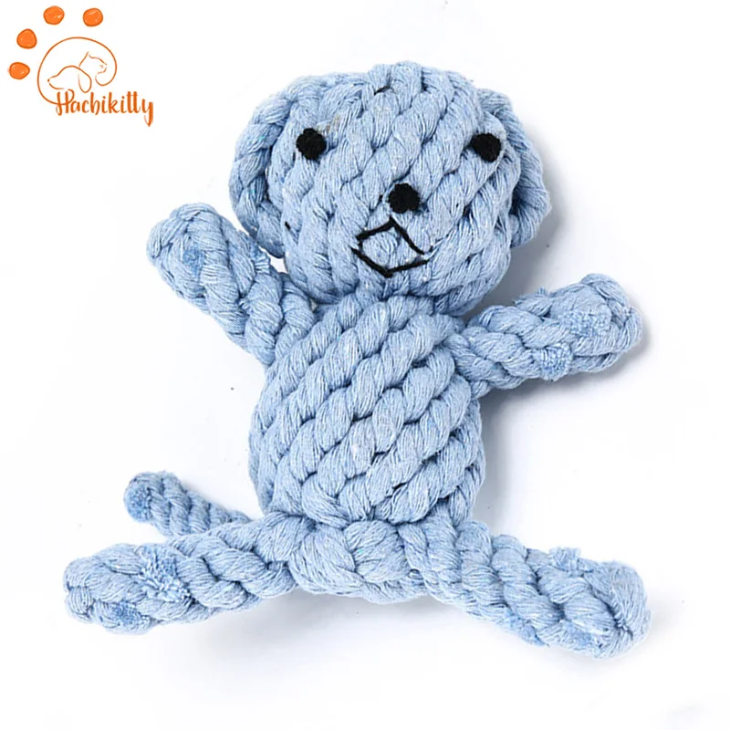 Dog Shape Ropes Toys For Puppy Cat Pet Products Funny Interactive Dog ...