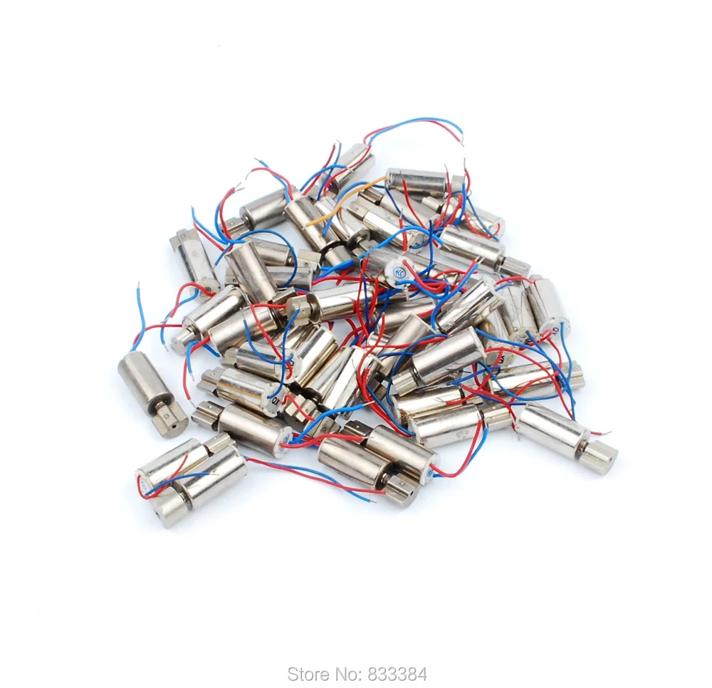 20Pcs-DC1-5V-3V-75MA-180MA-6mmx13mm-Mini-Coreless-Vibration-Motor-613 ...