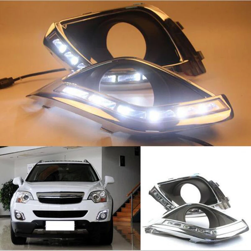 Hireno Super-bright Led Daytime Running Light For Opel Antara 2010 2011 ...