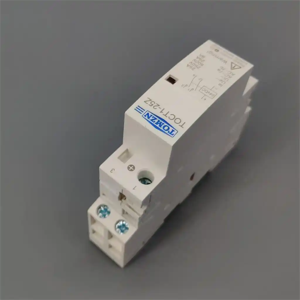 TOCT1 2P 25A DC 12V 24V coil 220V/230V 50/60HZ Din rail Household ac ...