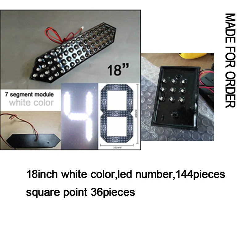 18inch led number display and square point|led number display|number ...