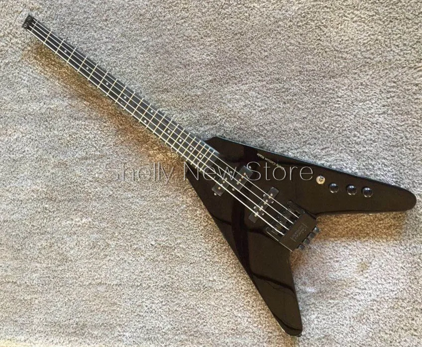 Shelly new store custom Cort V shape body Steinberger P/J headless ...