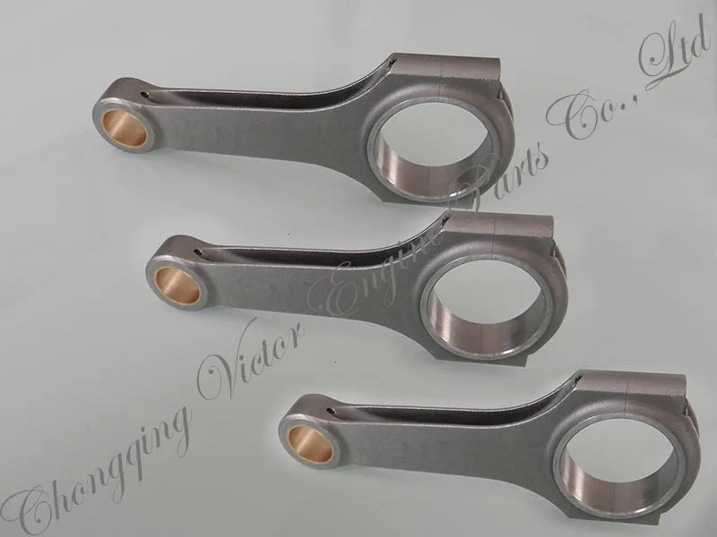 H-beam Forged Connecting Rod With Bolts For Toyota 3/5vzfe Engine ...