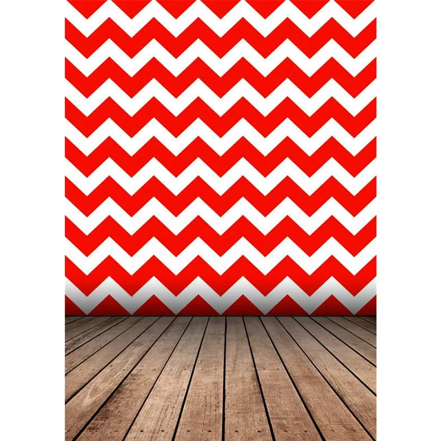 Red And White Chevron Background