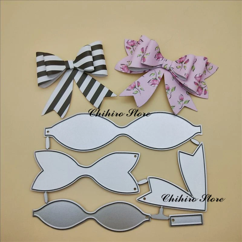 Bowknot Bow Tie Metal Cutting Dies New For Scrapbooking Diy Album ...