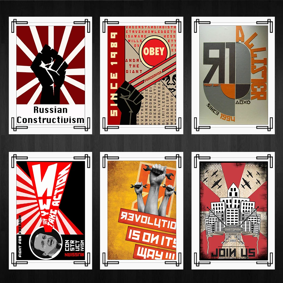 Russian Constructivism Posters Home Room Decor High Quality Printing ...