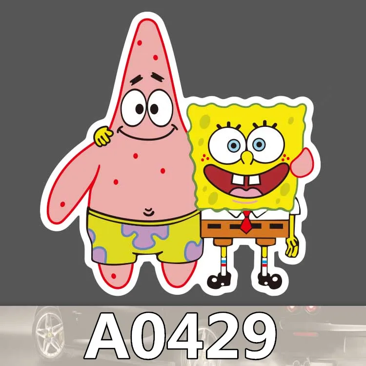 Bevle A0429 Bob Esponja Patricio Estrella Impermeable Moda DIY Etiqueta ...