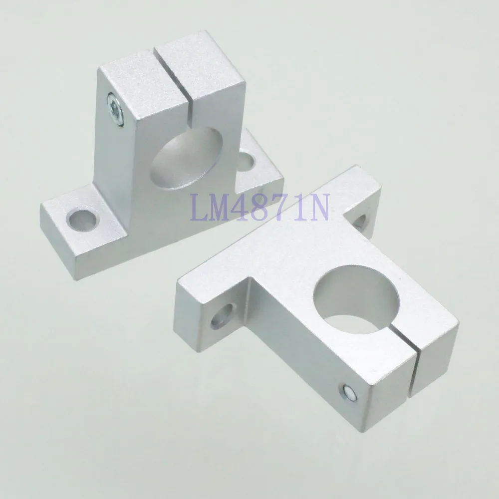 2pcs Linear optical axis guide holder Rail SK20 20mm CNC vertical ...