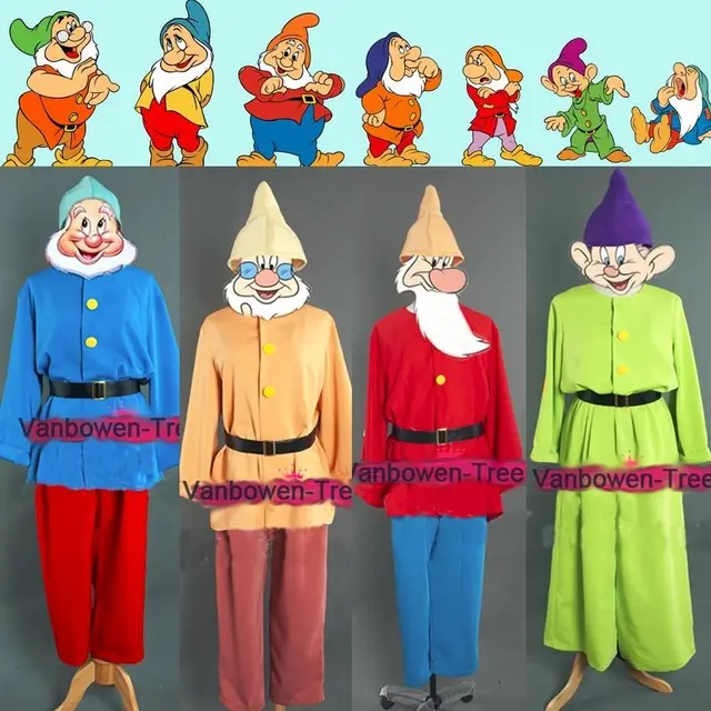 ≫ Disfraz Blancanieves Y Los Siete Enanitos Adulto Comprar Precio Y