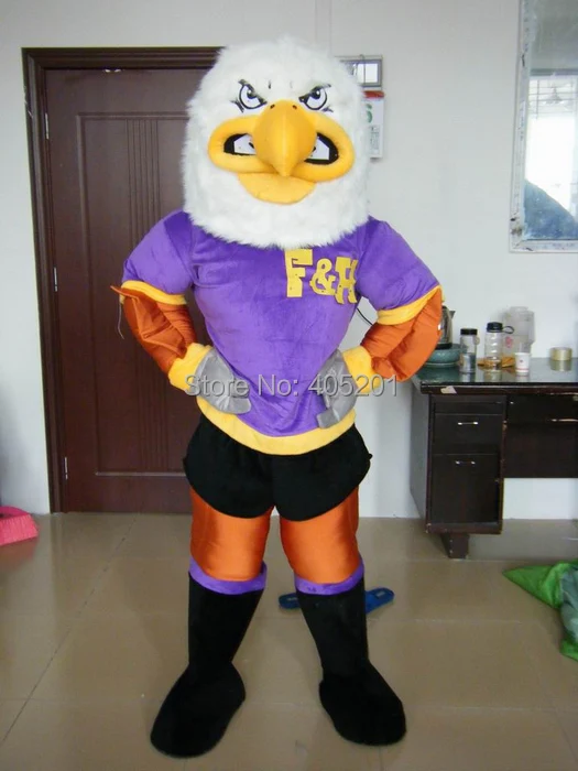 POLYFOAM head with cool fan and helmet new white long fur hair bird ...