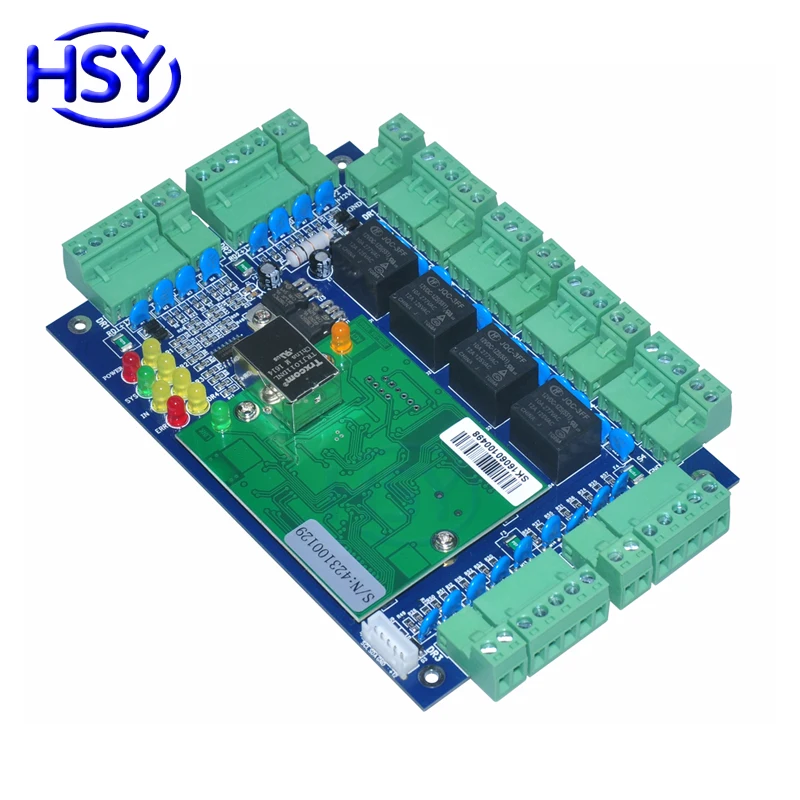 Hsy Tcp/ip 4 Door Access Control Panel Rfid Proximity Card Reader 1 Way ...