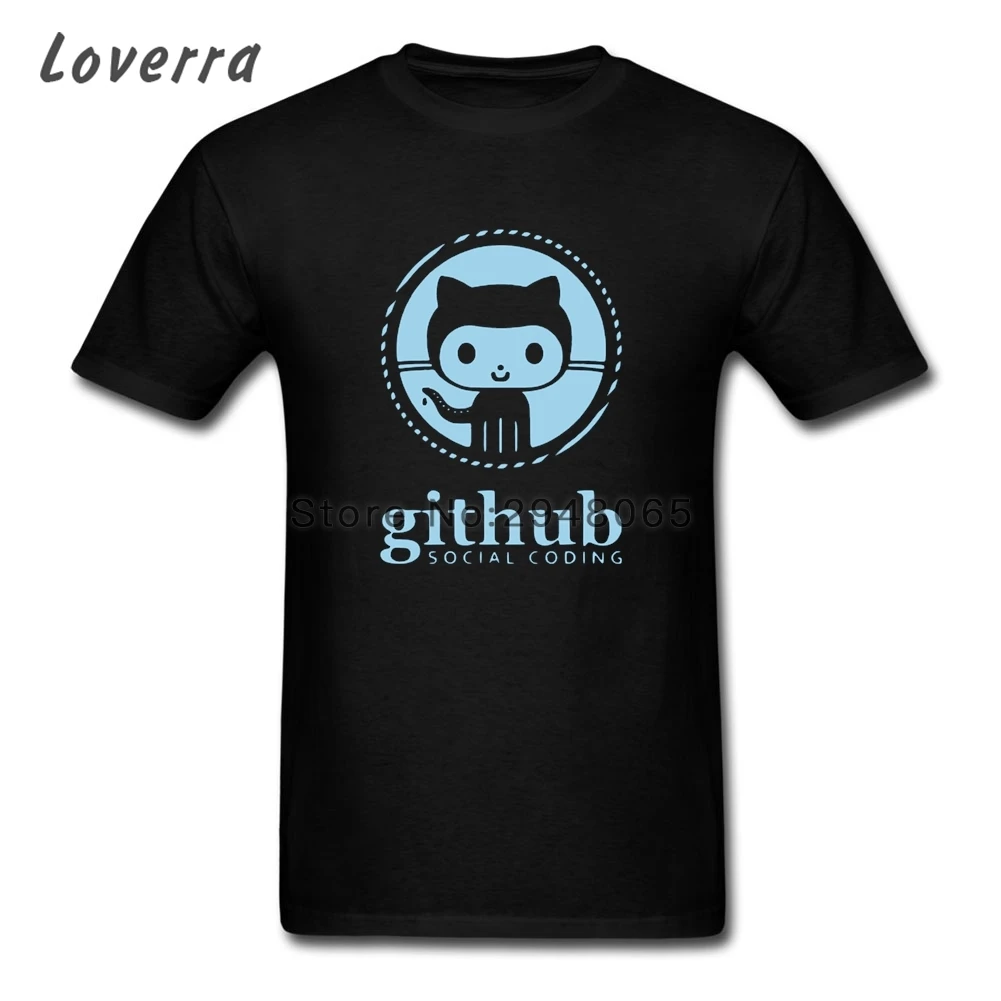 GEEK Linux Programmer Tee Shirts Github Social Coding Geek Male TShirts Cotton Fitness T Shirts ...