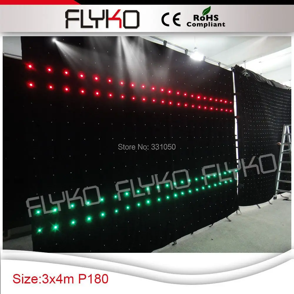 Free Shipping Wedding Backdrop Background Led Curtain Backlight - Stage ...