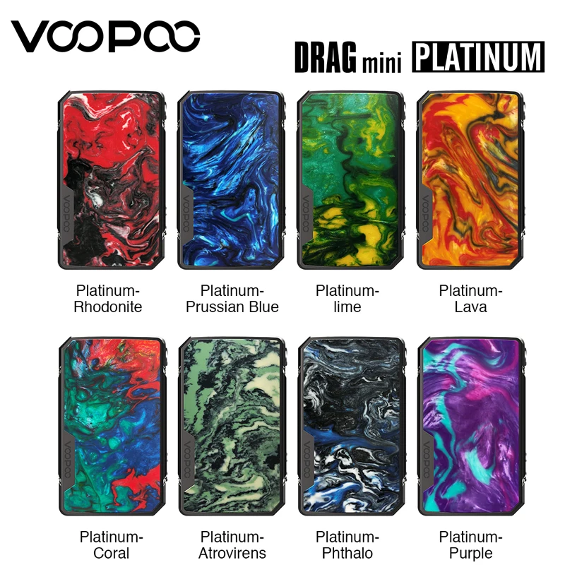 Original VOOPOO Drag Mini Platinum Edition 117W BOX MOD Electronic ...