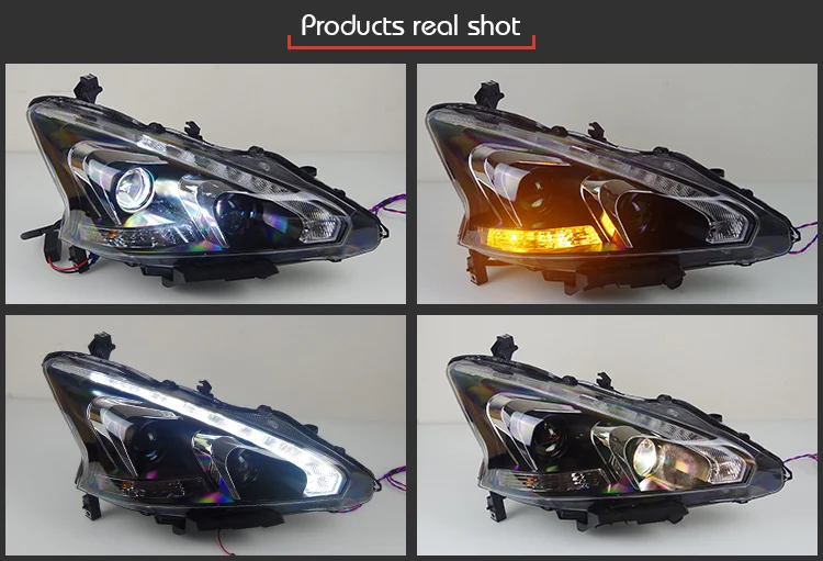 Nissan Teana Headlights 2013-2017 Altima LED Headlight DRL Hid Option ...