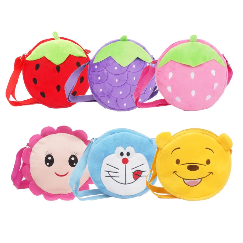 Mini mochilas de felpa para niños y niñas, bolsos adorables de dibujos ...