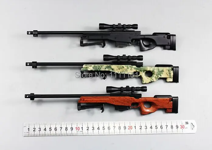 2015 Original New Scale 1:6 Cross Fire Metal AWP toys gun DIY Model ...