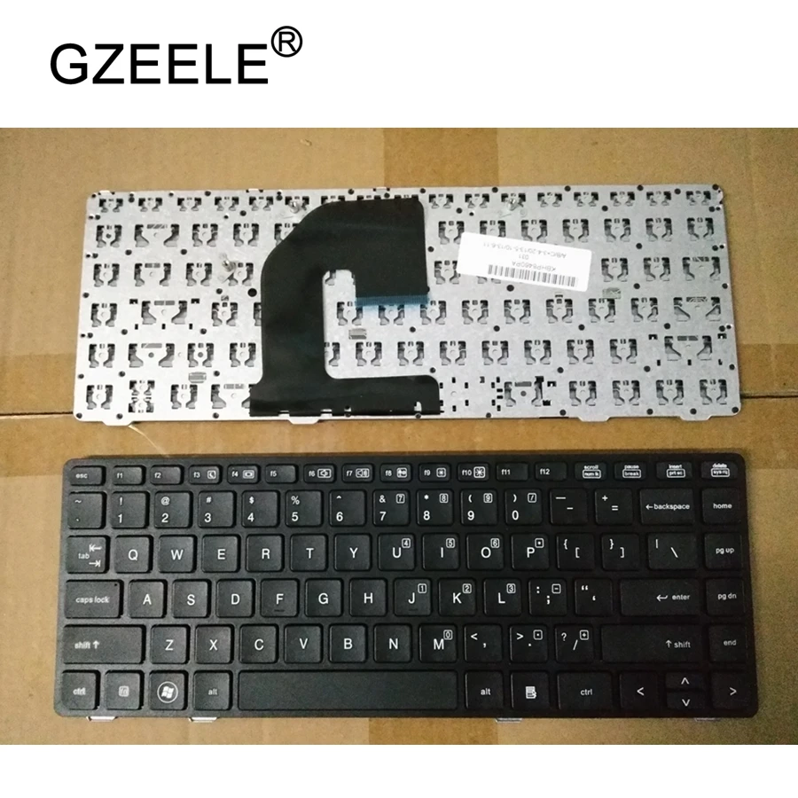 GZEELE US keyboard For HP EliteBook 8460 8460p for ProBook 6460 6460b ...
