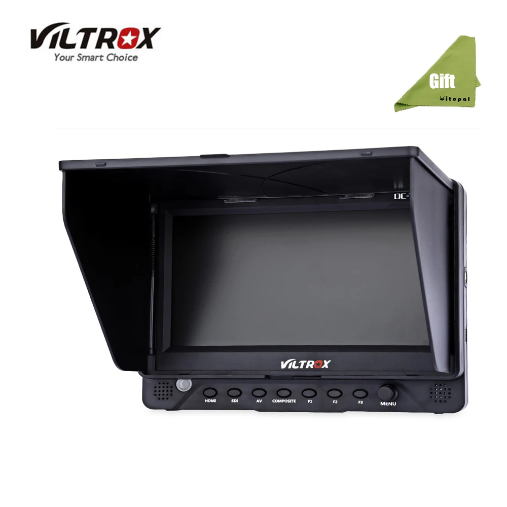 VILTROX DC 70EX 7" HD Clip on HDMI/SDI/AV Input Output Camera Video LCD ...