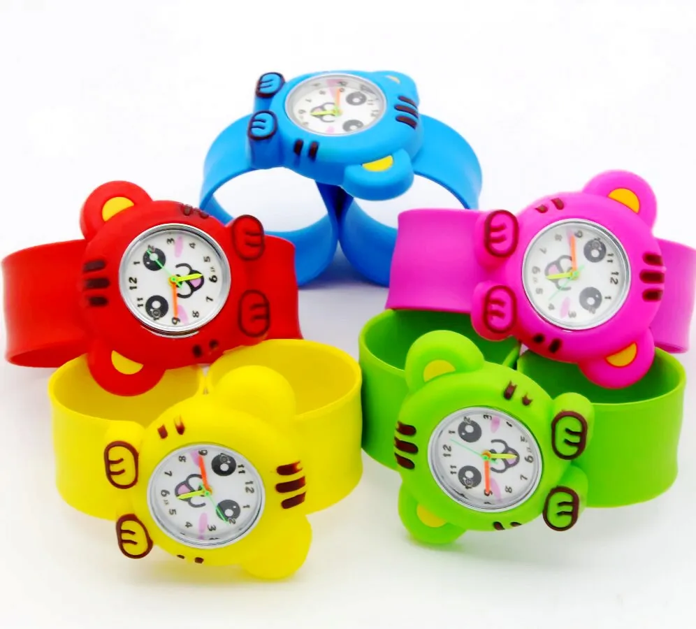 Fashion Watches Cute cartoon quartz wristwatch children slap watch ...
