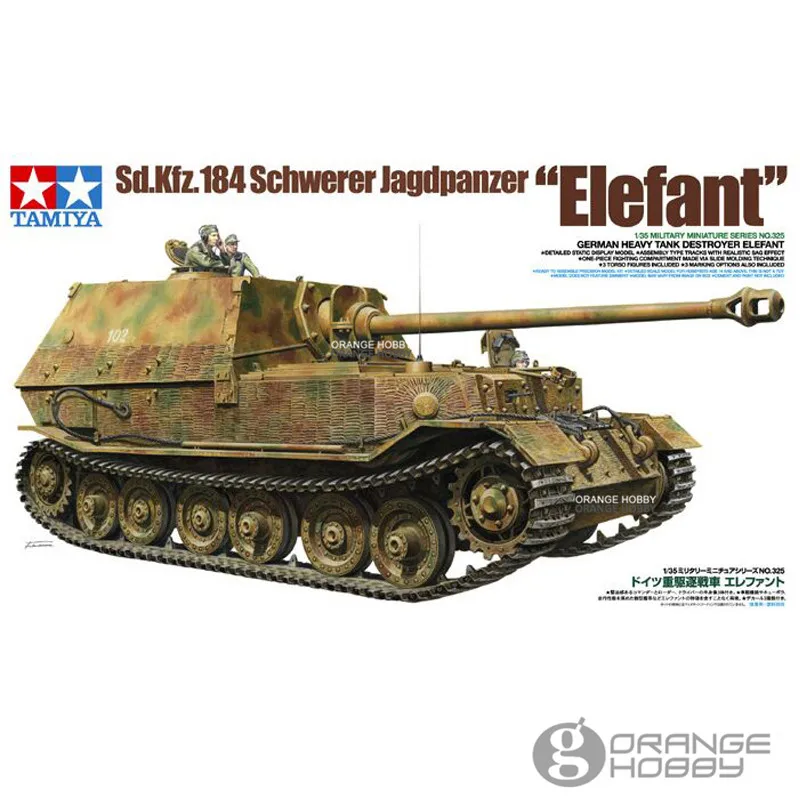 De chars allemand de Elefant - Tamiya 35325 - Kit - fr