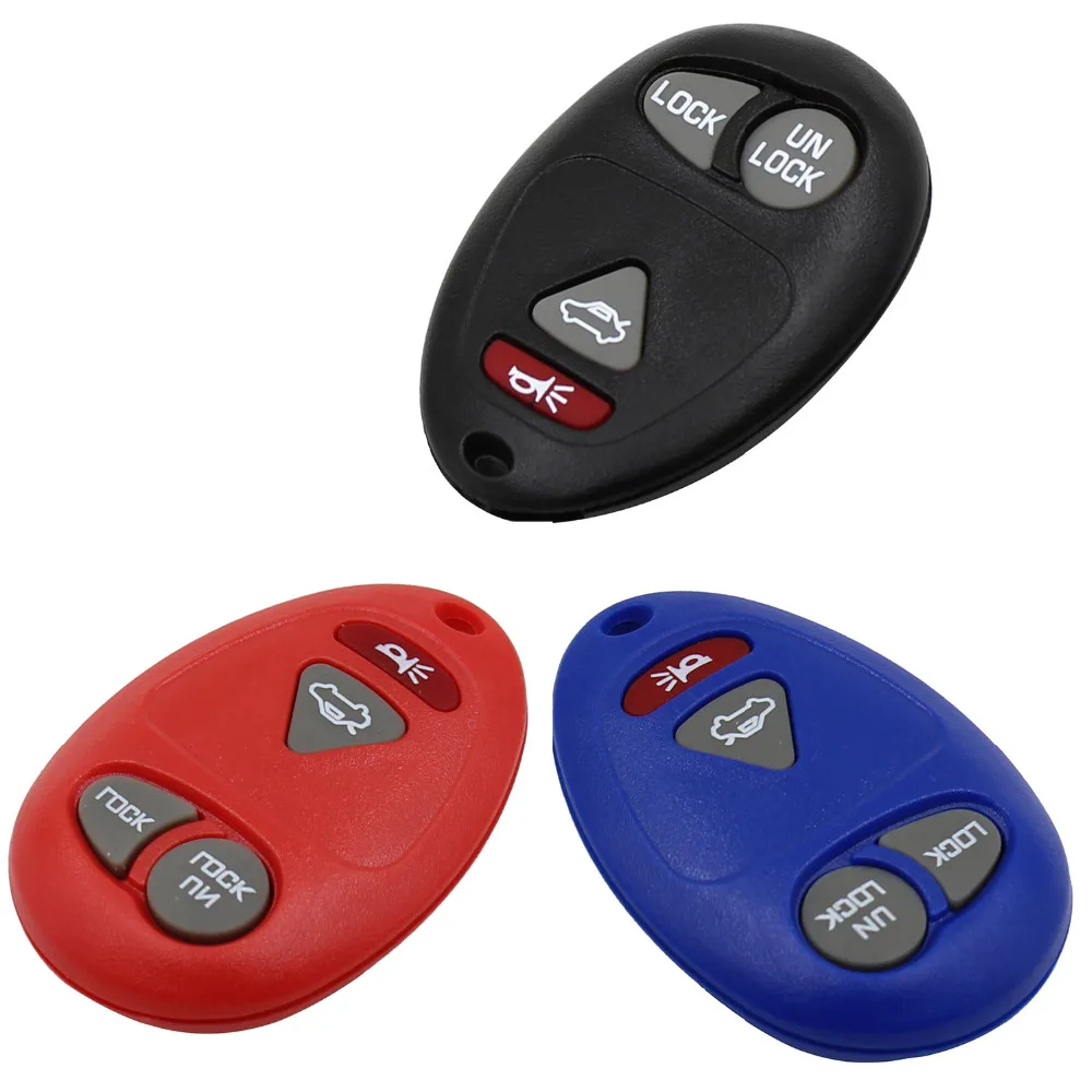 4 Buttons Blank Remote Key Case Shell Replacement Fob Cover For Buick ...