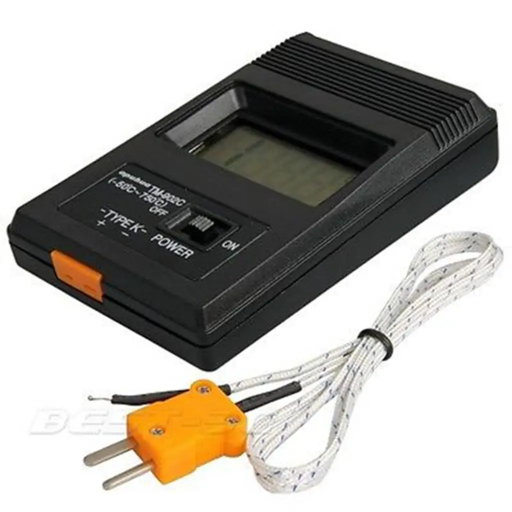 Rushed Real Industrial Lcd Digital Thermometer Thermodetector 750degree ...