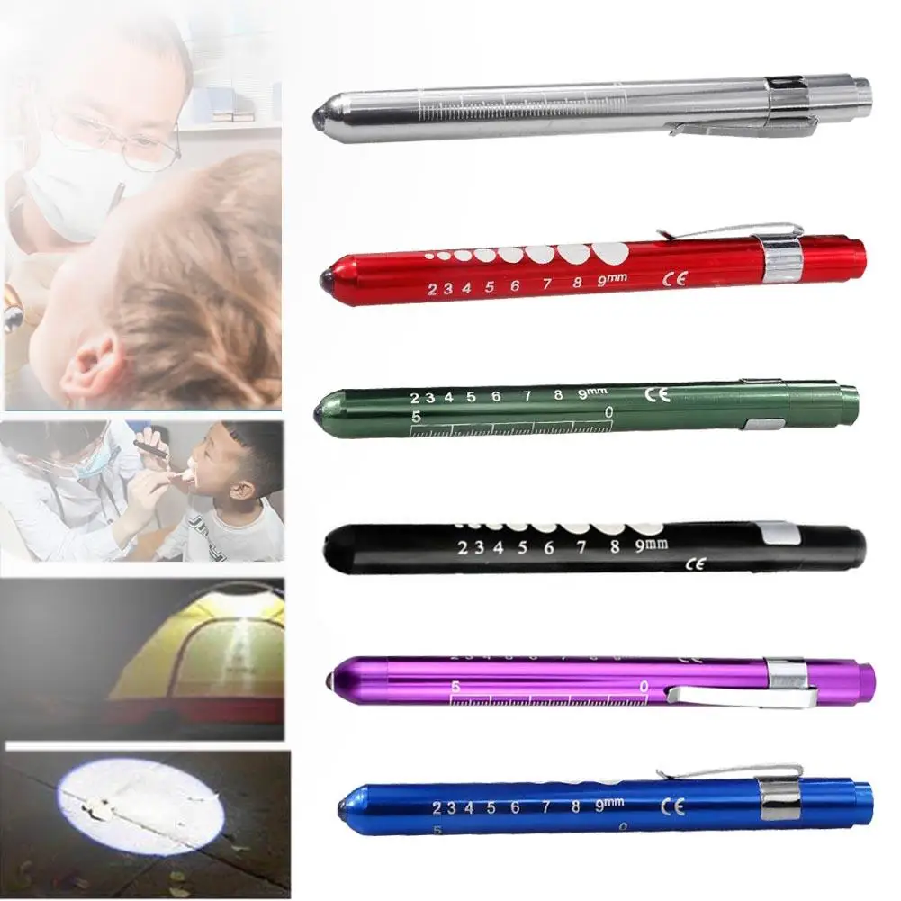 SKYWOLFEYE Multi color Medical First Aid LED Pen Light Flashlight Torch ...