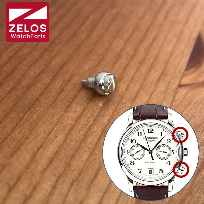 Steel Button Pusher Fit Longines Master Collection 38.5mm Automatic ...