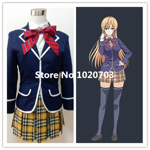 Food Wars Shokugeki no Soma Erina Nakiri Megumi Tadokoro Cosplay ...