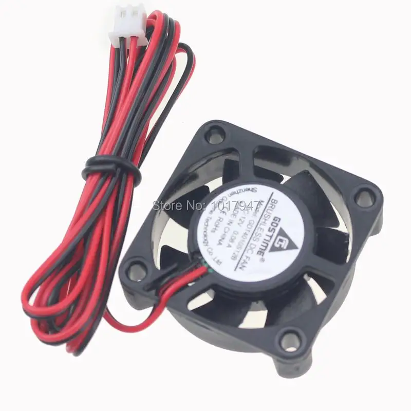 10PCS Lot Gdstime 3D Printer 12v 2Pin Cooling Fan 1Meter 4cm 40mm ...