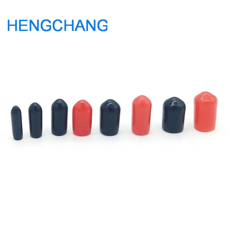 100pcs/lot 2mm 3mm 4mm 5mm 6mm Protective Cover Rubber Covers Dust Cap ...