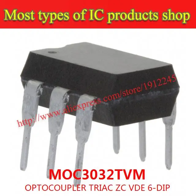 Env-o-gratis-circuito-integrado-MOC3032TVM-optoacoplador-TRIAC-ZC-VDE-6-DIP-3032-MOC3032-10 ...