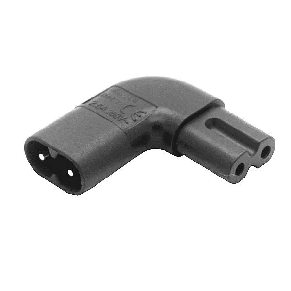 New Iec 320 C7 C8 Figure 8 Left Right Angle Ac Power Adapt C7 To C8 ...