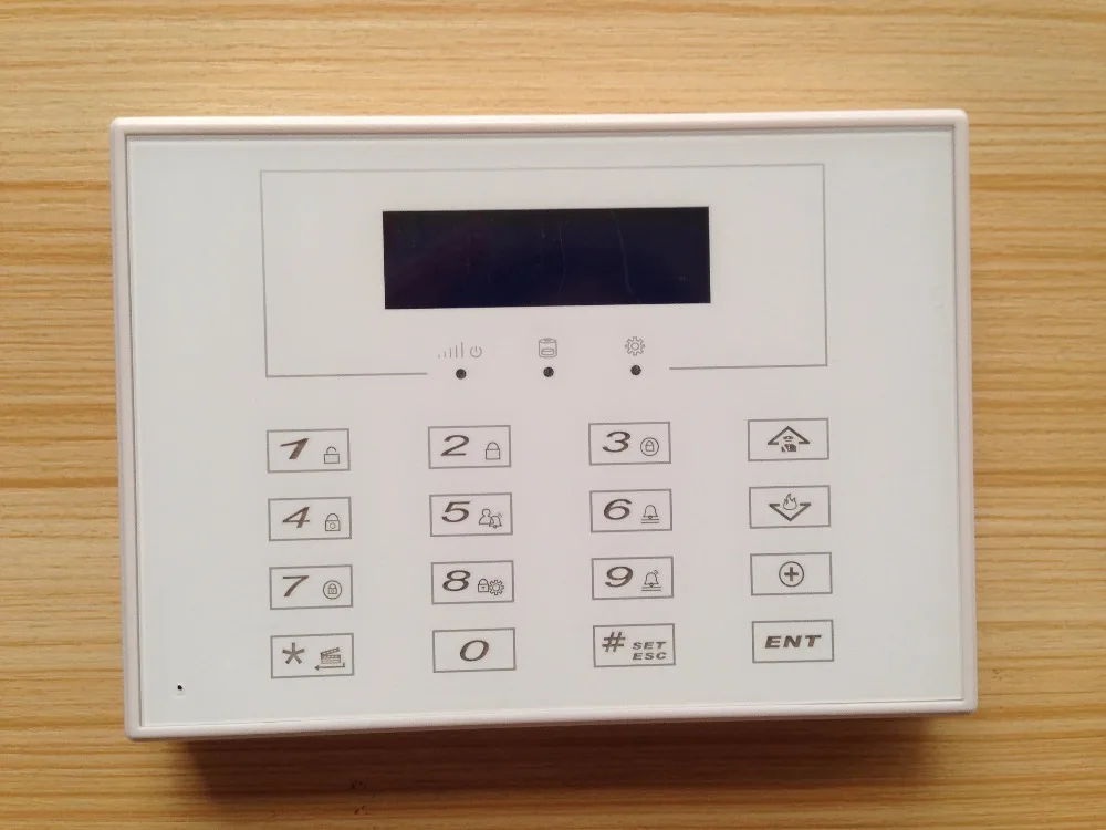 Wired keypad for wired alarm metal box with 433mhz wireless transmitter ...