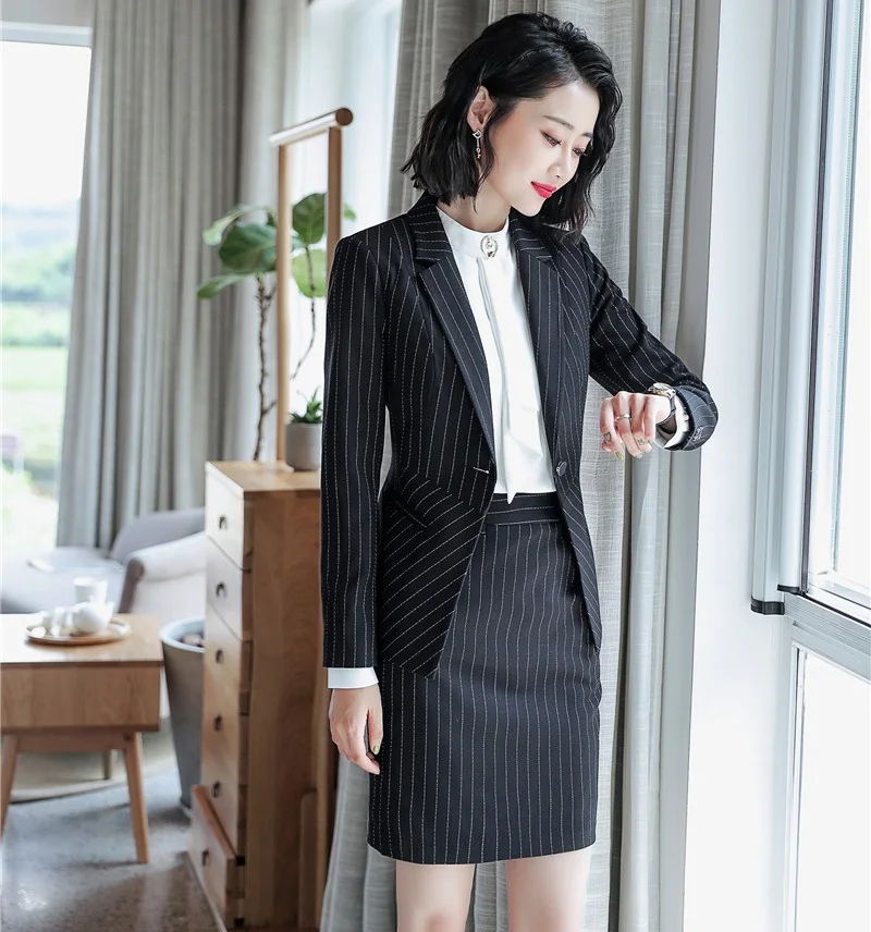 2018 New Styles Formal Styles Business Suits With Jackets And Skirt For ...