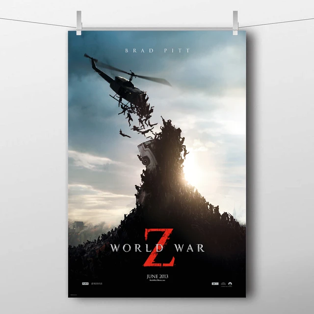 World War Z Movie Poster Helicopter