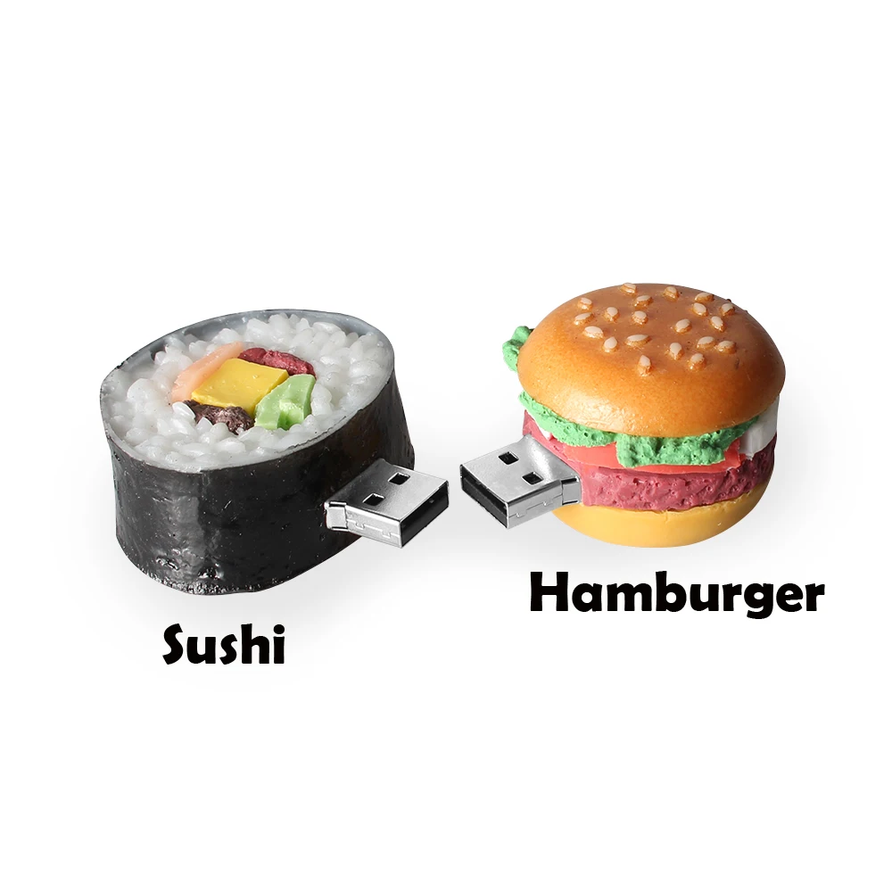 Hamburger food Usb flash drive creative Sushi pendrive pen drive 4g 8g ...