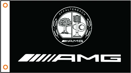 custom flag Car flag Benz AMG banner 3x5ft 100D poliester 01|Flags ...