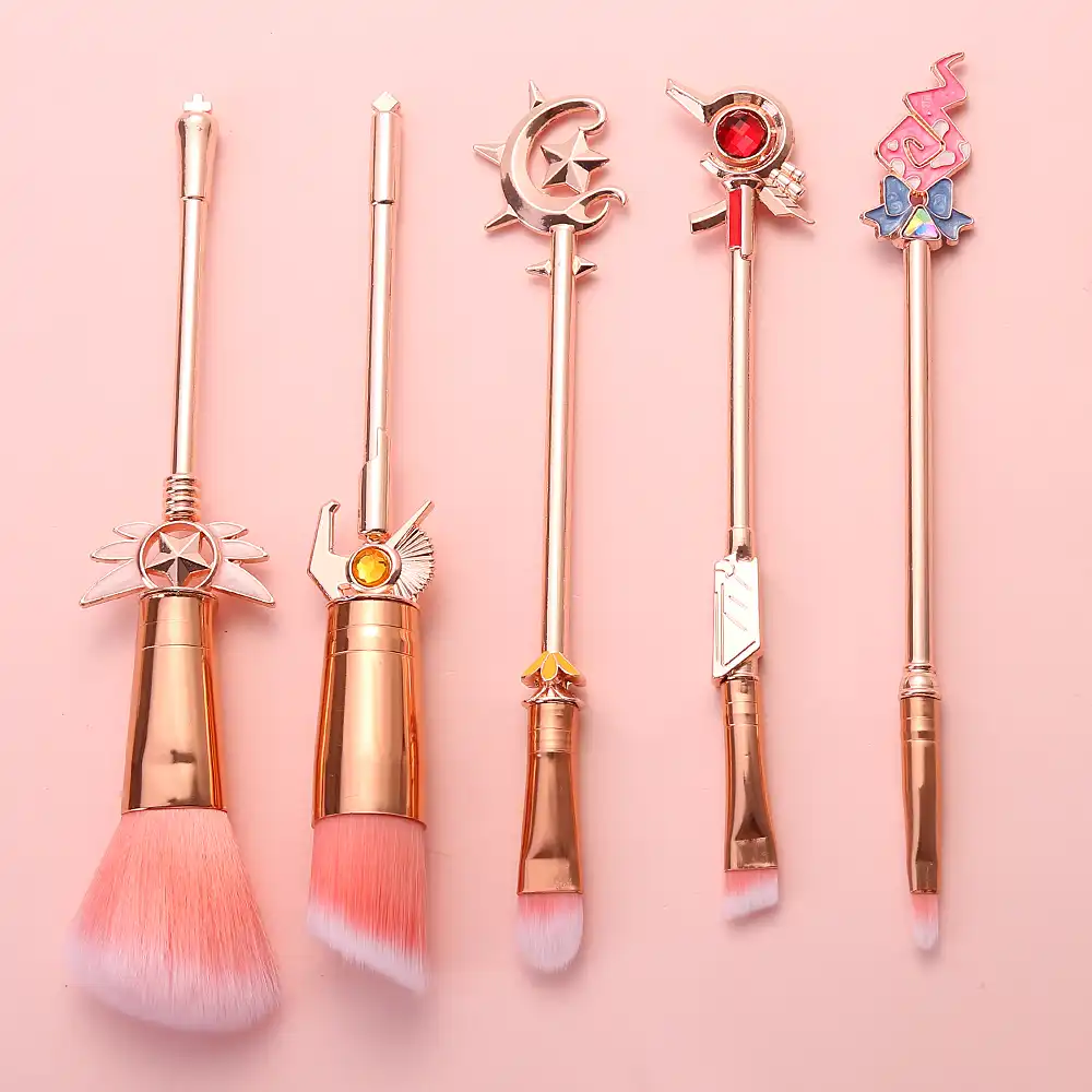 2 Style Magic Girl Professional Makeup Brushes Set Makeup Tools Kit Eye ...