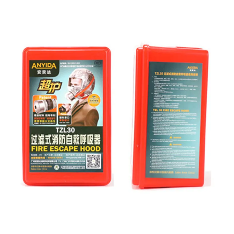 30 Minutes Fire Escape Mask Forced 3C Certification Fire Respirator Gas ...