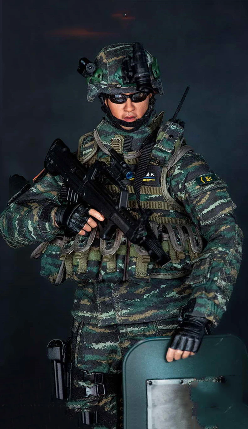 Full set 1/6 Scale Snow Leopard commando armed Collections action ...