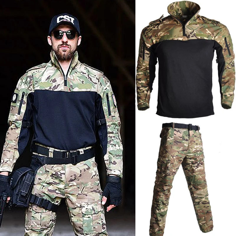Fg Long-sleeved Us Military Army Training Uniform Camouflage Tactical ...
