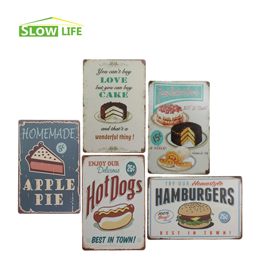 Delicious Food Vintage Home Decor Tin Sign 8"x12" Metal Plate Bar ...
