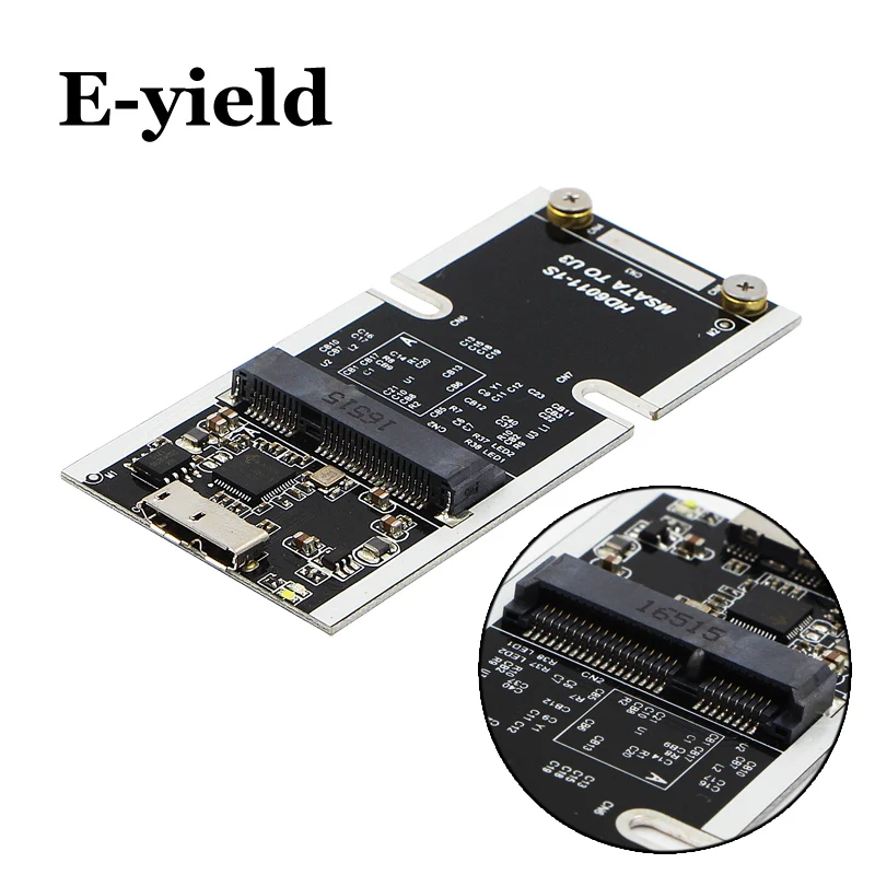 Super Speed Mini USB mSATA SSD to USB 3.0 Converter SSD Adapter Card ...
