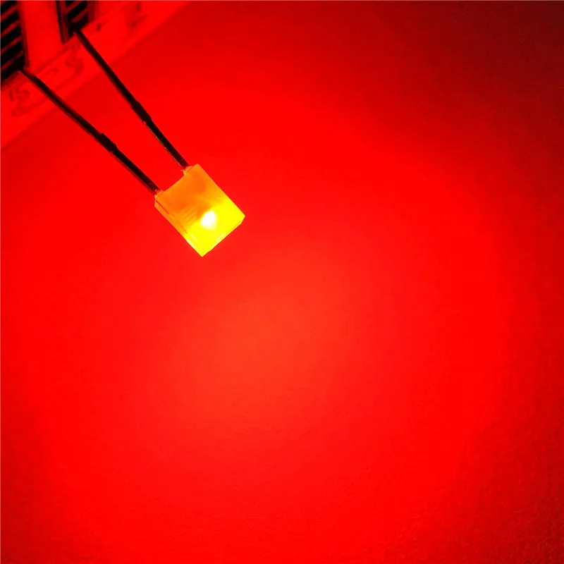 LED light emitting diode square 2 * 3 * 4 red red (50pcs)|diode|diode ...