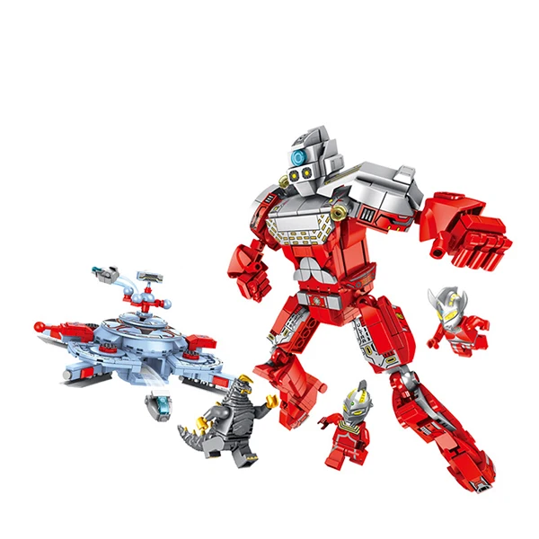 Ultraman Zat Mini Legoing Building Blocks Toys Fighter Cool Model